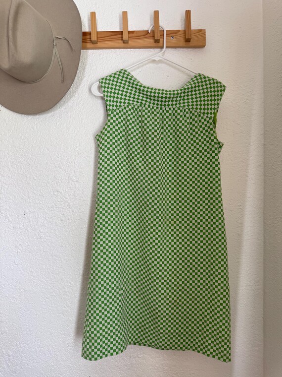 1960s Mod Checker Print Mini Dress | Vintage 1960s mi… - Gem