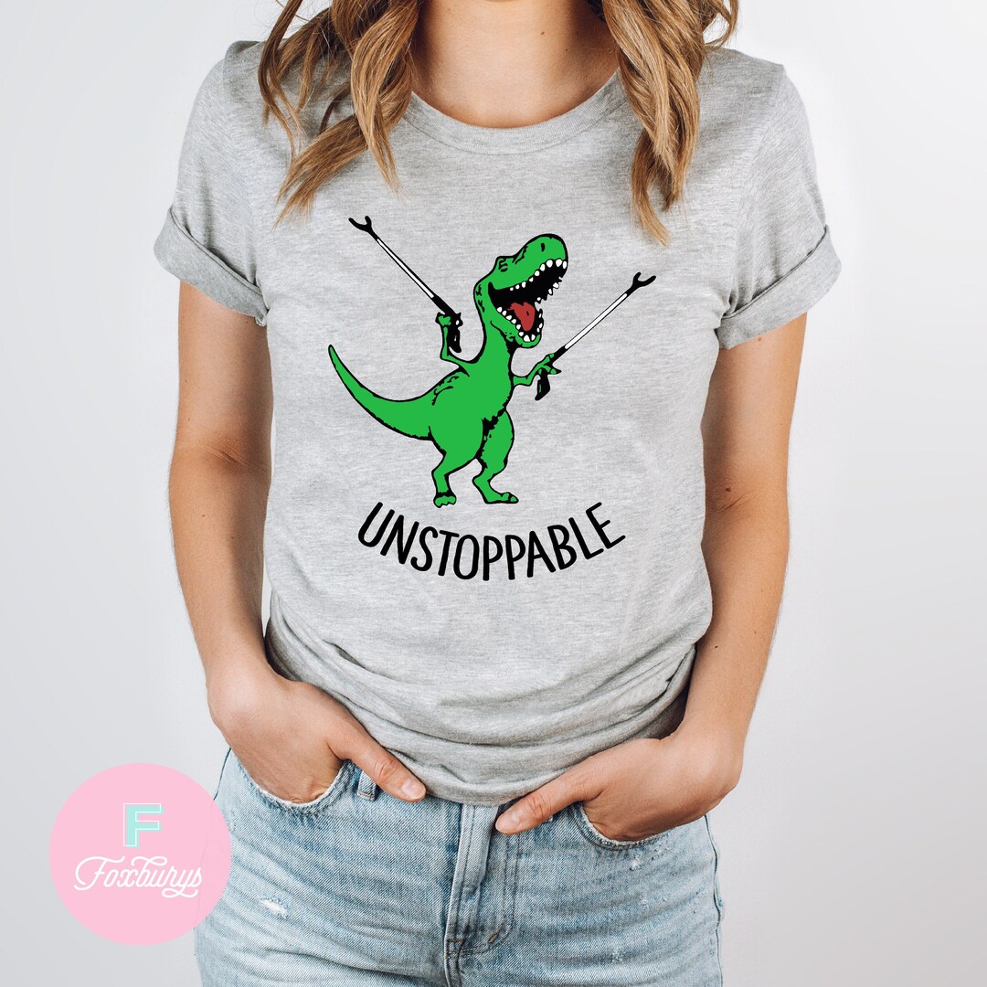 Unstoppable Funny T-rex Shirt, Kids T-rex Shirt, Dinosaur Shirt, T Rex ...