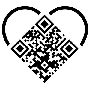 QR Code Magnets, Heart-shaped Flexible Magnets to Display Your Custom ...