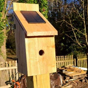 Solar Powered Birdhouse & Live Streaming Camera, Smart Bird House ...