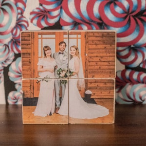 Customized Wood Cube Puzzle | Personalized Cube Photo Puzzle - Etsy