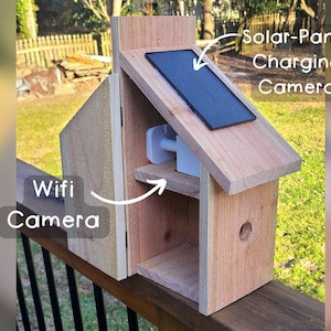 Solar Powered Birdhouse & Live Streaming Camera, Smart Bird House ...