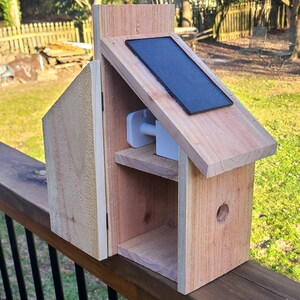 Solar Powered Birdhouse & Live Streaming Camera, Smart Bird House ...