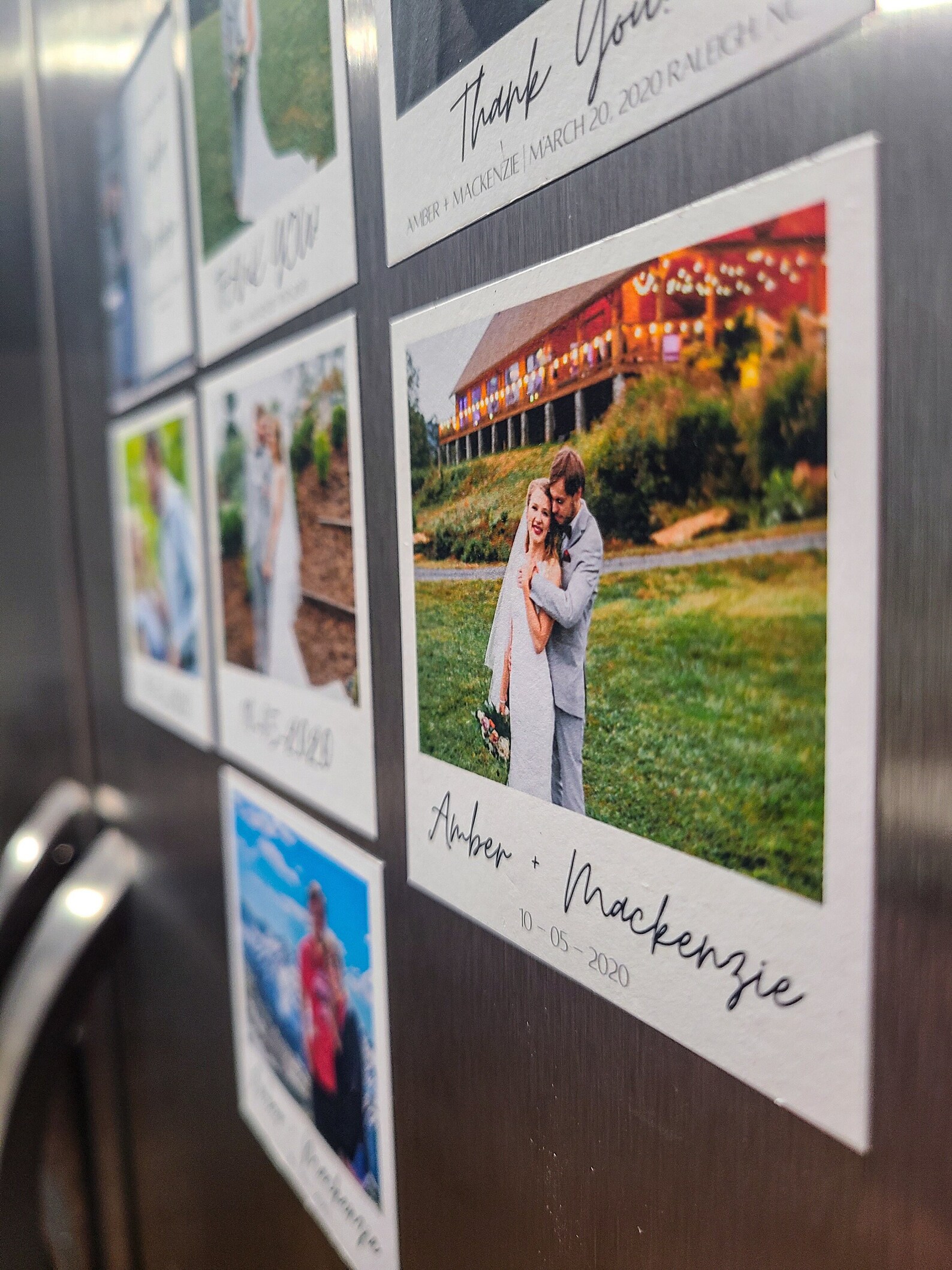 Wedding Favor Magnets - Personalized Photo Magnets for Your Wedding ...