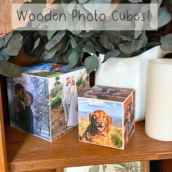 Wood Block Picture Frames - Etsy
