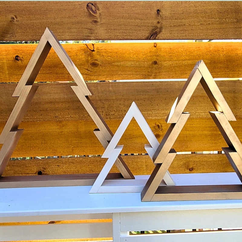 Wooden Trees Decor - Etsy