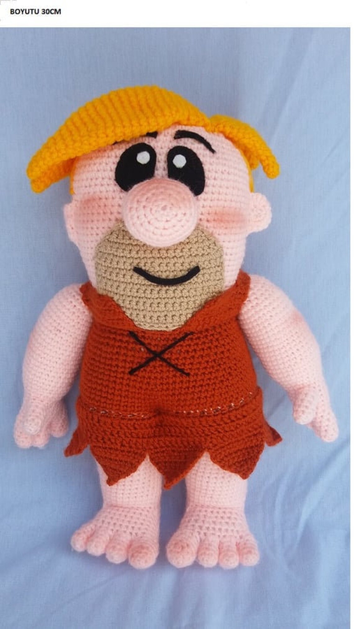 Barney Rubble Flintstones Crochet Pattern - Etsy Canada