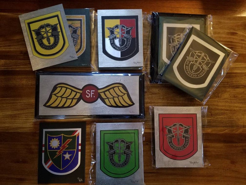3rd Special Forces Group Brushed Aluminum Print - Etsy