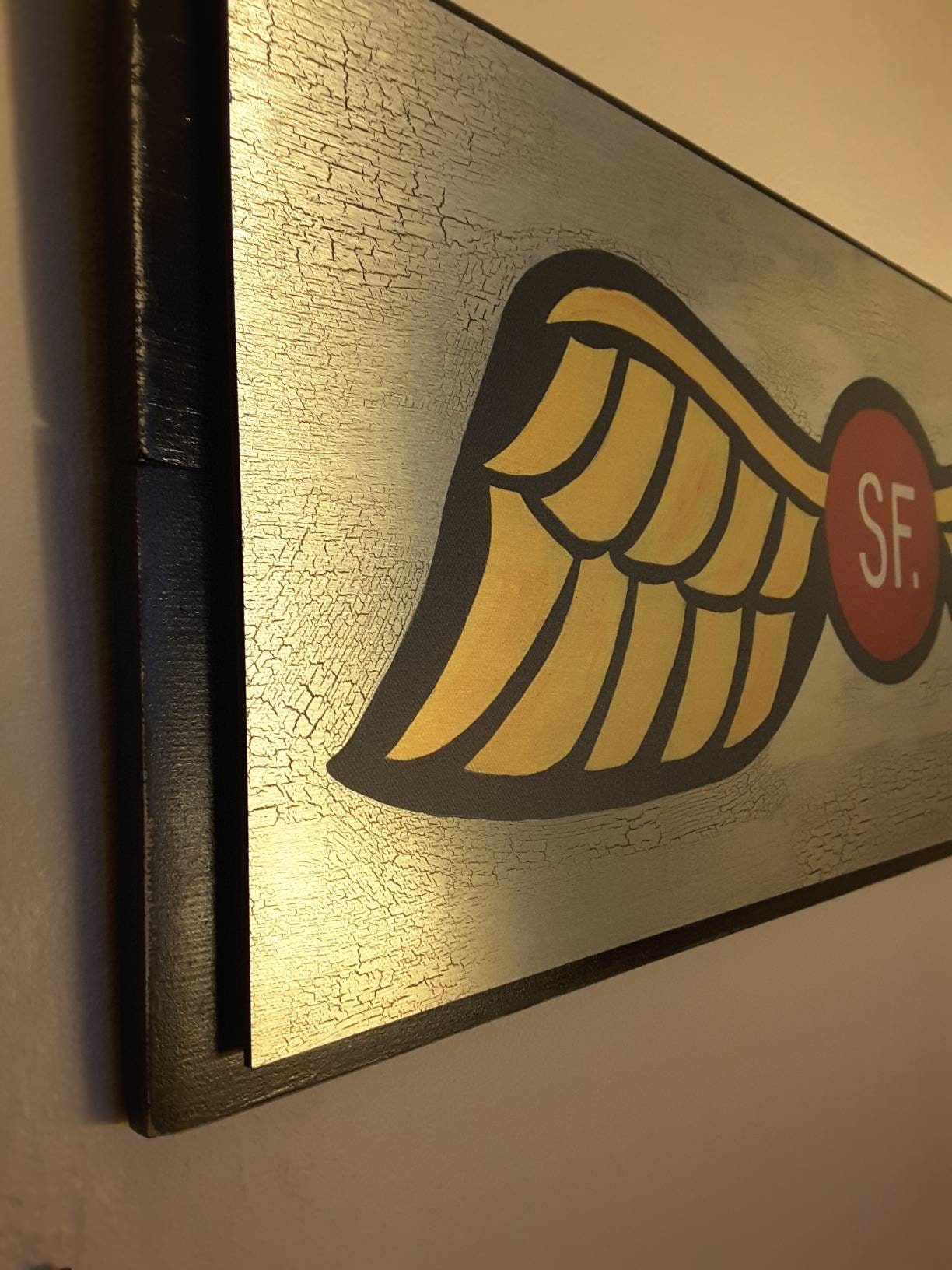 Large WWII Jedburgh Wings on Brushed Aluminum Plaque - Etsy