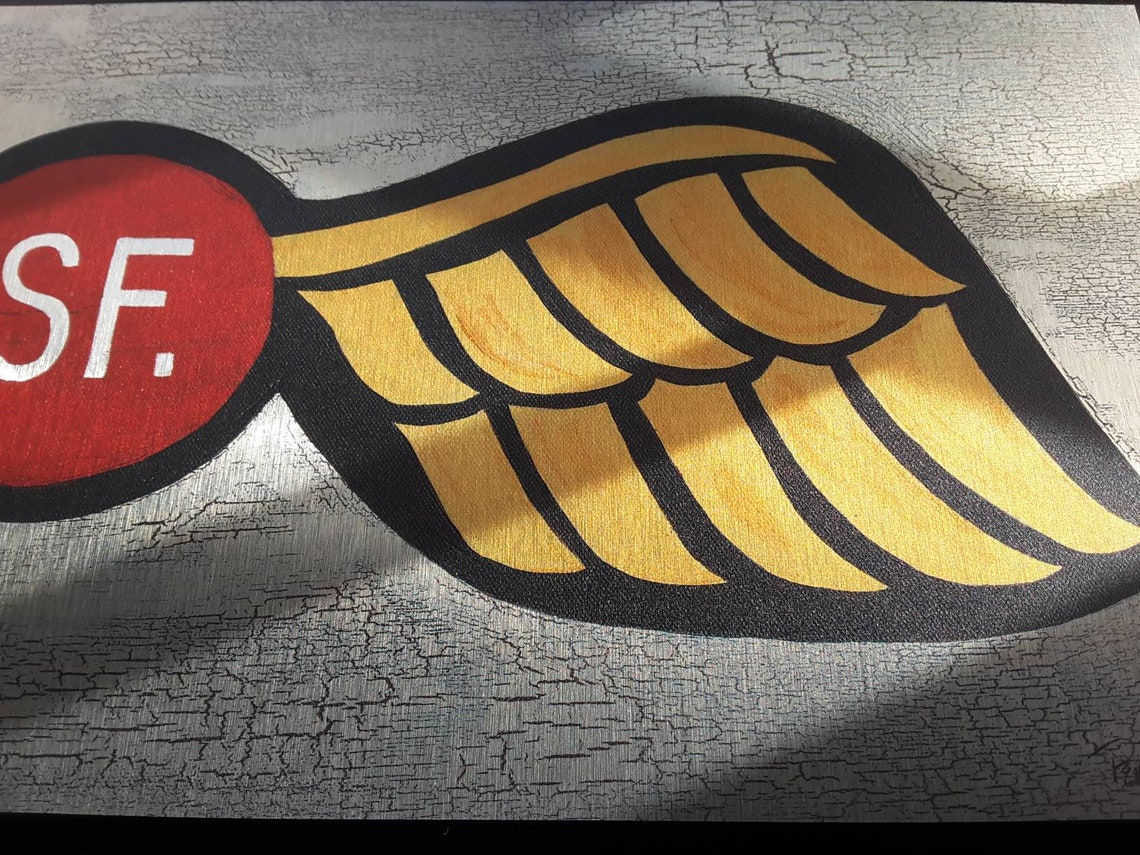 Large WWII Jedburgh Wings on Brushed Aluminum Plaque - Etsy