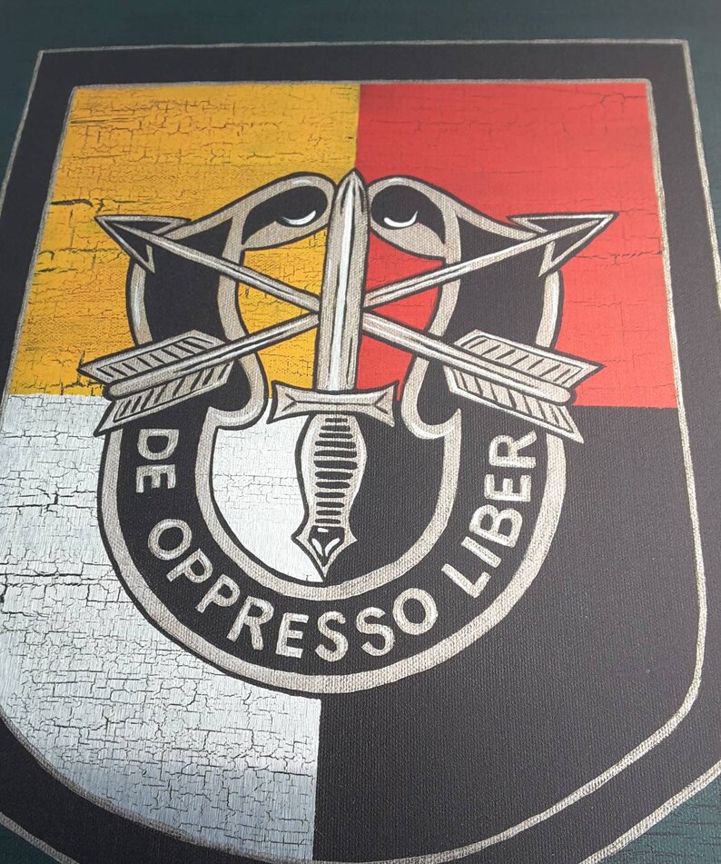 3rd Special Forces Group Brushed Aluminum Print - Etsy