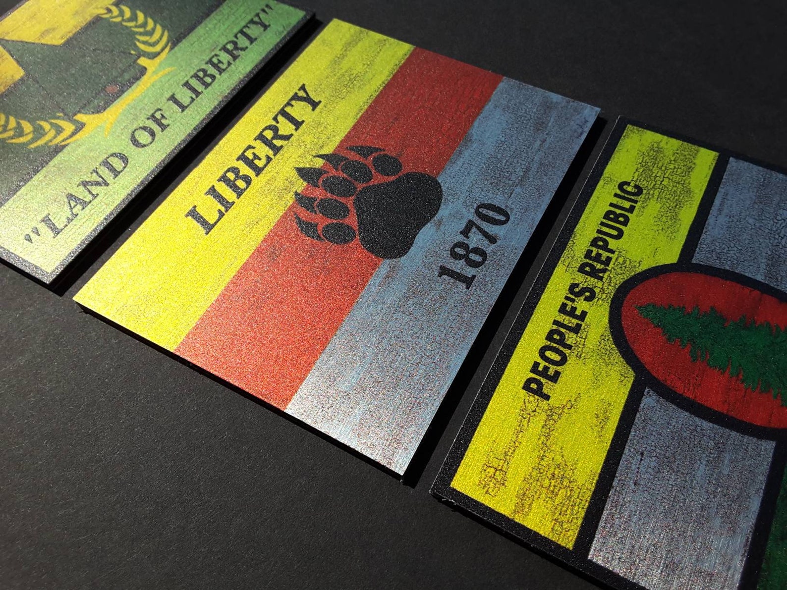 Small Pineland Flag Prints on Brushed Aluminum - Etsy