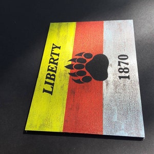Small Resistance Pineland Flag Print on Brushed Aluminum - Etsy