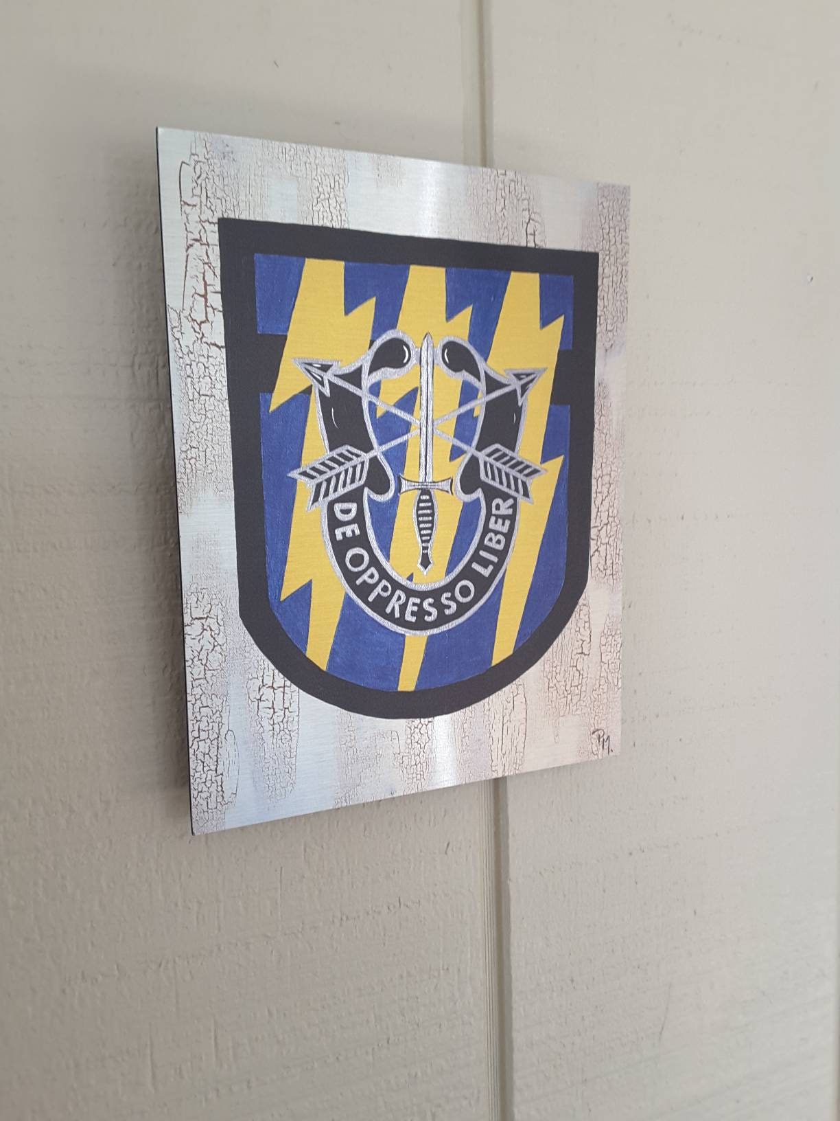 12th Special Forces Group 7 X 9 Brushed Aluminum - Etsy