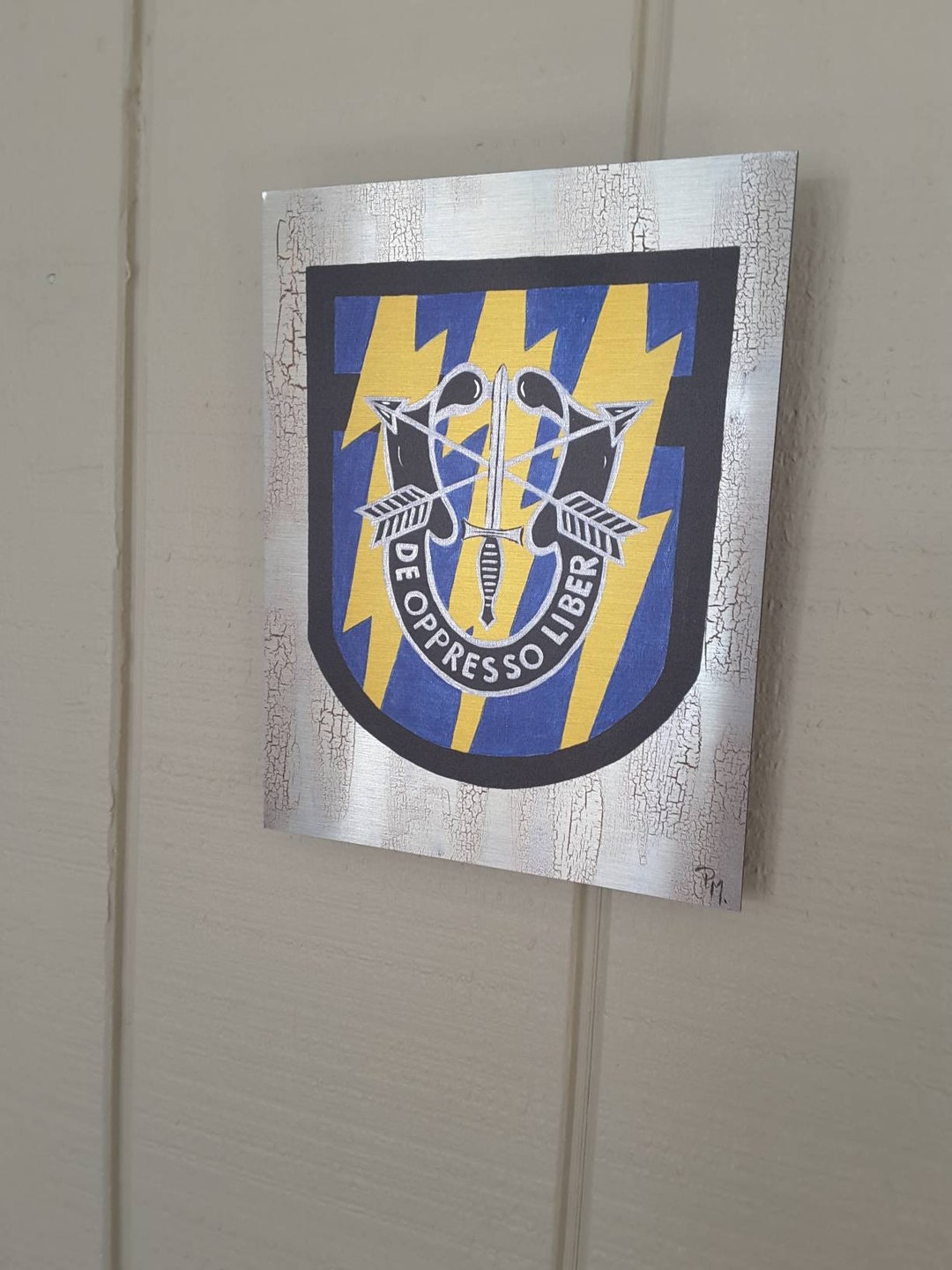 12th Special Forces Group 7 X 9 Brushed Aluminum Print - Etsy
