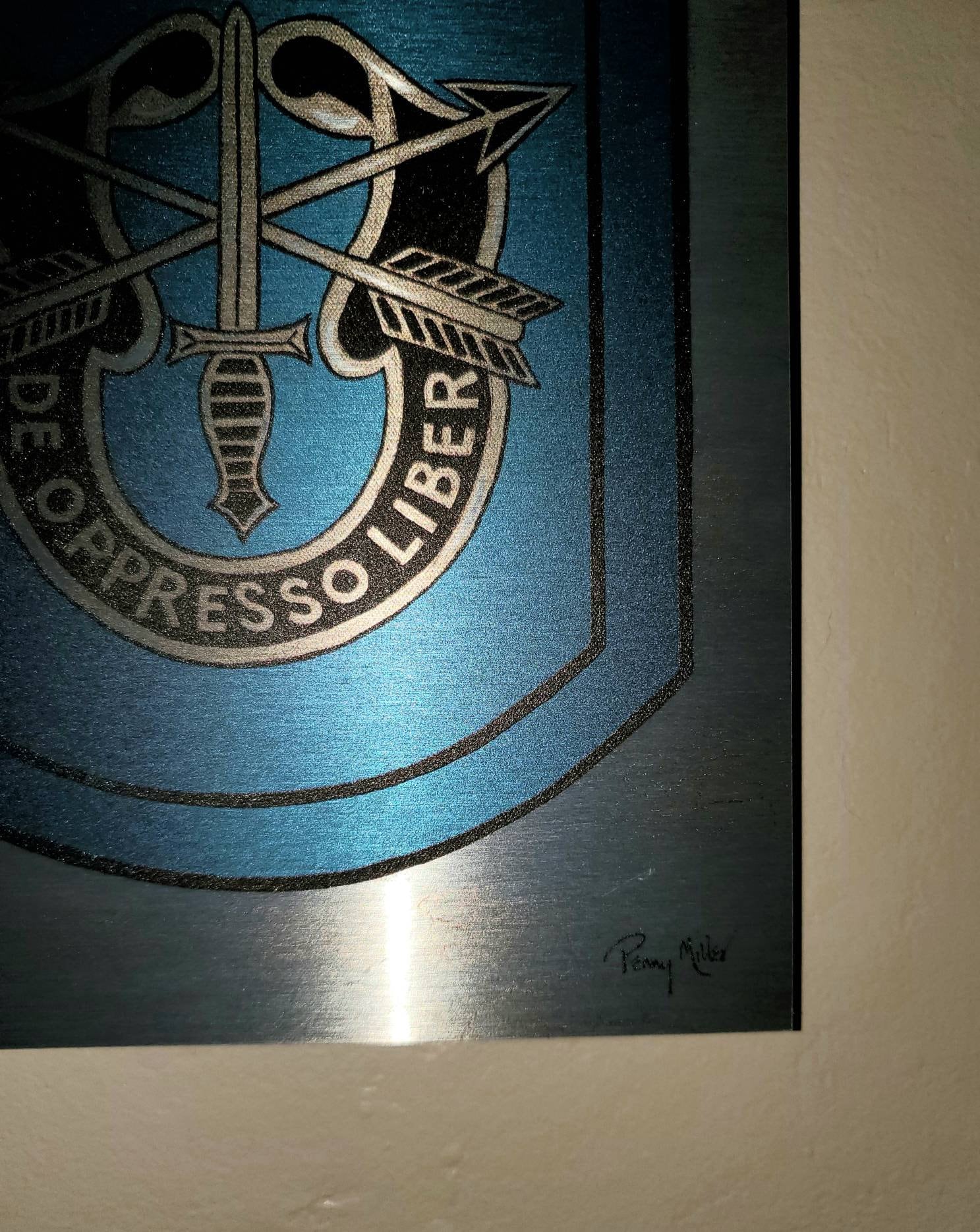 19th Special Forces Group Brushed Aluminum Print. - Etsy