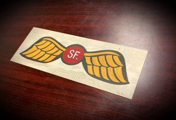 Jedburgh Wings 2.5" X 7" Heavyweight Print - Etsy