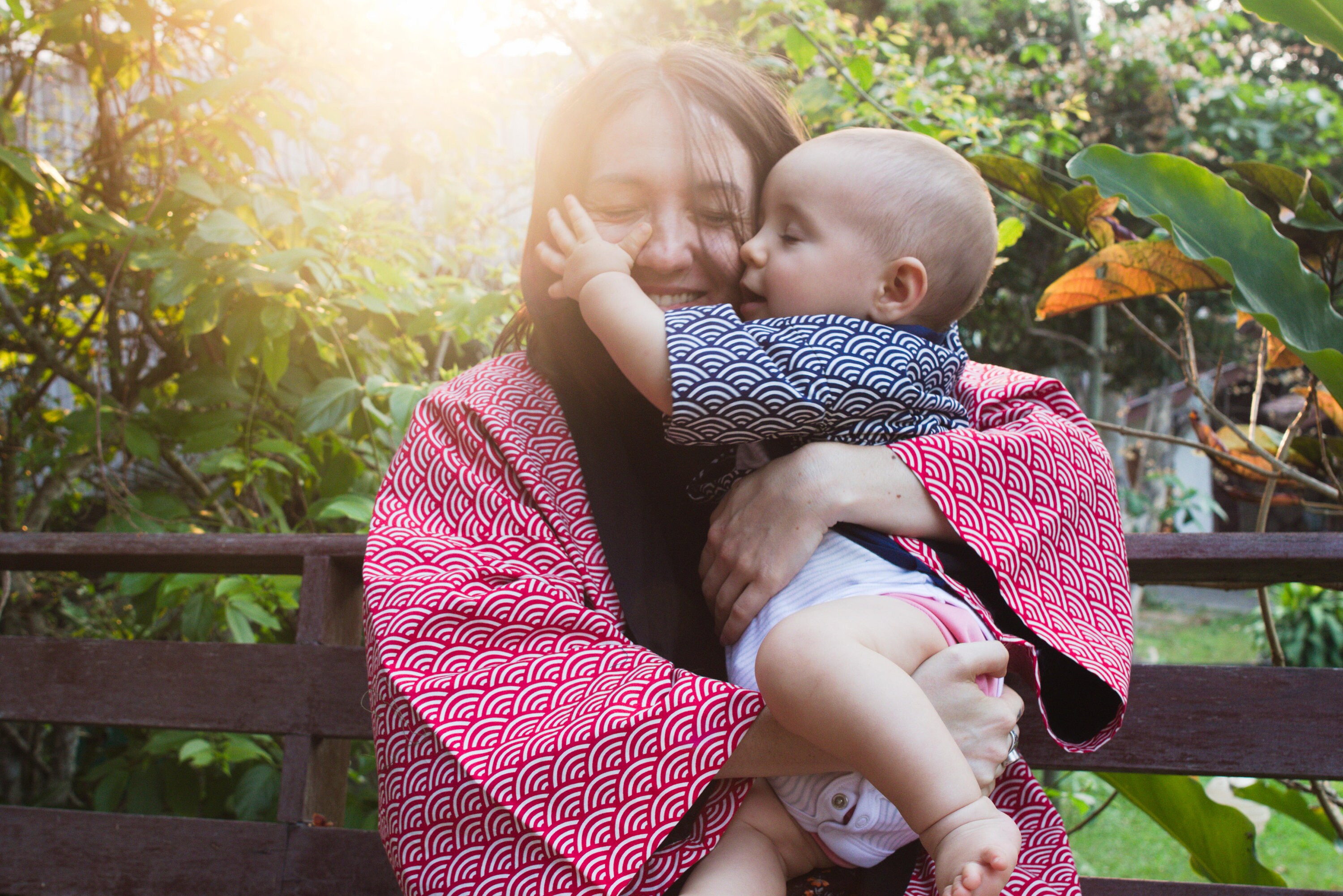 Newborn Baby Girls or Boys 'minimono' Japanese Kimono Jacket/top, Happi ...