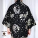 Black Japanese Koi Fish Kimono Jacket/ Yukata Robes/japanese Yukata ...
