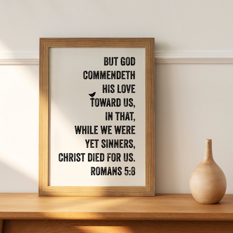 Romans 5 8 - Etsy