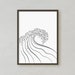 Floral Wave Print / Printable JPG, PNG Home Office Gift / Minimalist ...