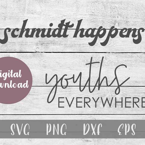 New Girl Schmidt Svg - Etsy Canada