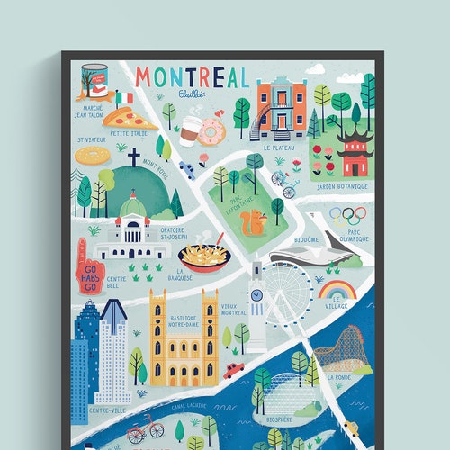 Old Map of Montreal Canada 1894 Vintage Montreal Map Vintage - Etsy