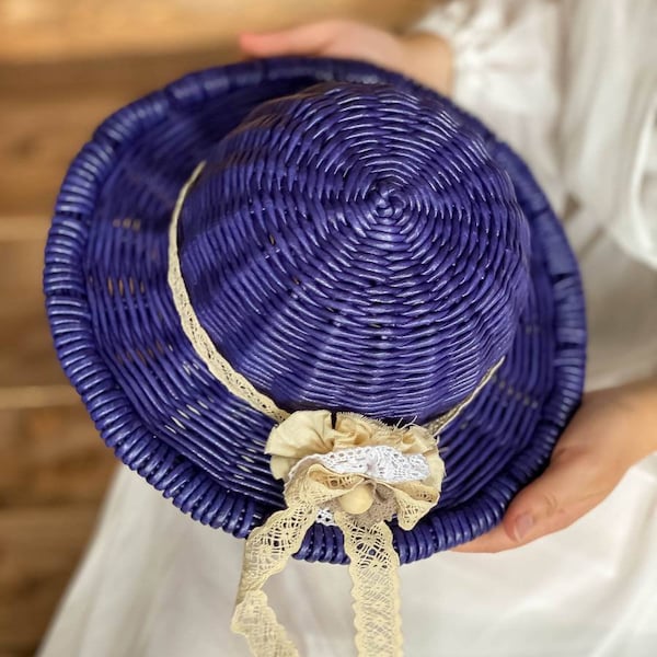 Wicker Door Basket - Etsy