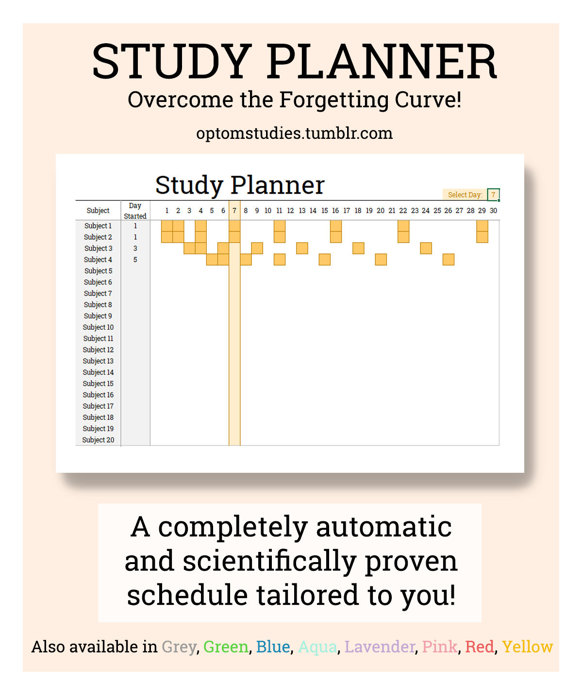 Automated Study Planner With Spaced-repetition - Etsy Australia