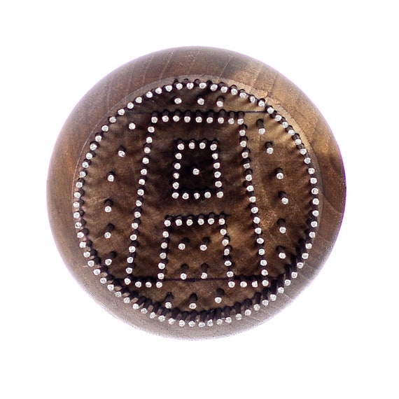 Small Bread Stamp Exotic Letter P Bread Stamp 1.96'' Across Making ...