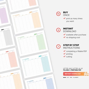 Weekly Appointment Planner, Printable Work & Small Business Agenda ...