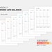 Weekly Work-life Balance Planner, Fillable PDF Template - Etsy