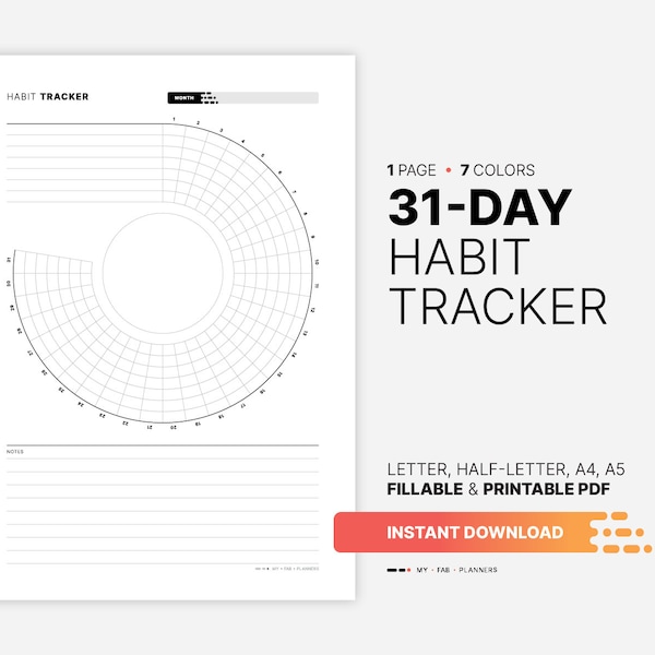 Circle Tracker - Etsy
