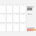Monthly Vision Board Printable Planner Template, Fillable Digital Goal ...