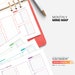 Monthly Mind Map, Printable Weekly Things to Do List, Fillable Project ...