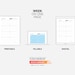 Week on One Page Overview, Organizer, Undated Fillable Weekly Routine ...