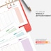 Weekly Appointment Planner, Printable Work & Small Business Agenda ...