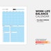 Monthly Work-life Balance Calendar & Goal Action Plan, Task List ...