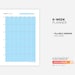 6-week Calendar, Planner, Fillable Work & Productivity Goal Tracker ...
