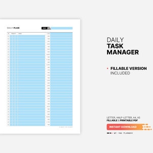 Daily Task Manager Planner, Productivity & Appointment Scheduler ...