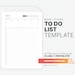 Printable to Do List Template, Fillable Task Tracker (PDF) - Etsy