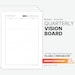 Quarterly Vision Board With 3-month Plan, Fillable Goal Dashboard ...