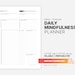 Daily Mindfulness Planner, Positive Mindset, Gratitude Journal ...