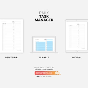 Daily Task Manager Planner, Productivity & Appointment Scheduler ...