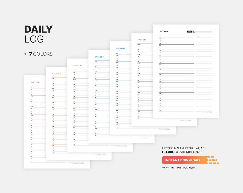 15 Minute Daily Work Log & Report Book, Hourly Appointment Planner and ...