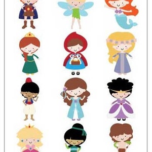 More Fairy Tale Princess Digital Cutting Files for Cutting Machines ...