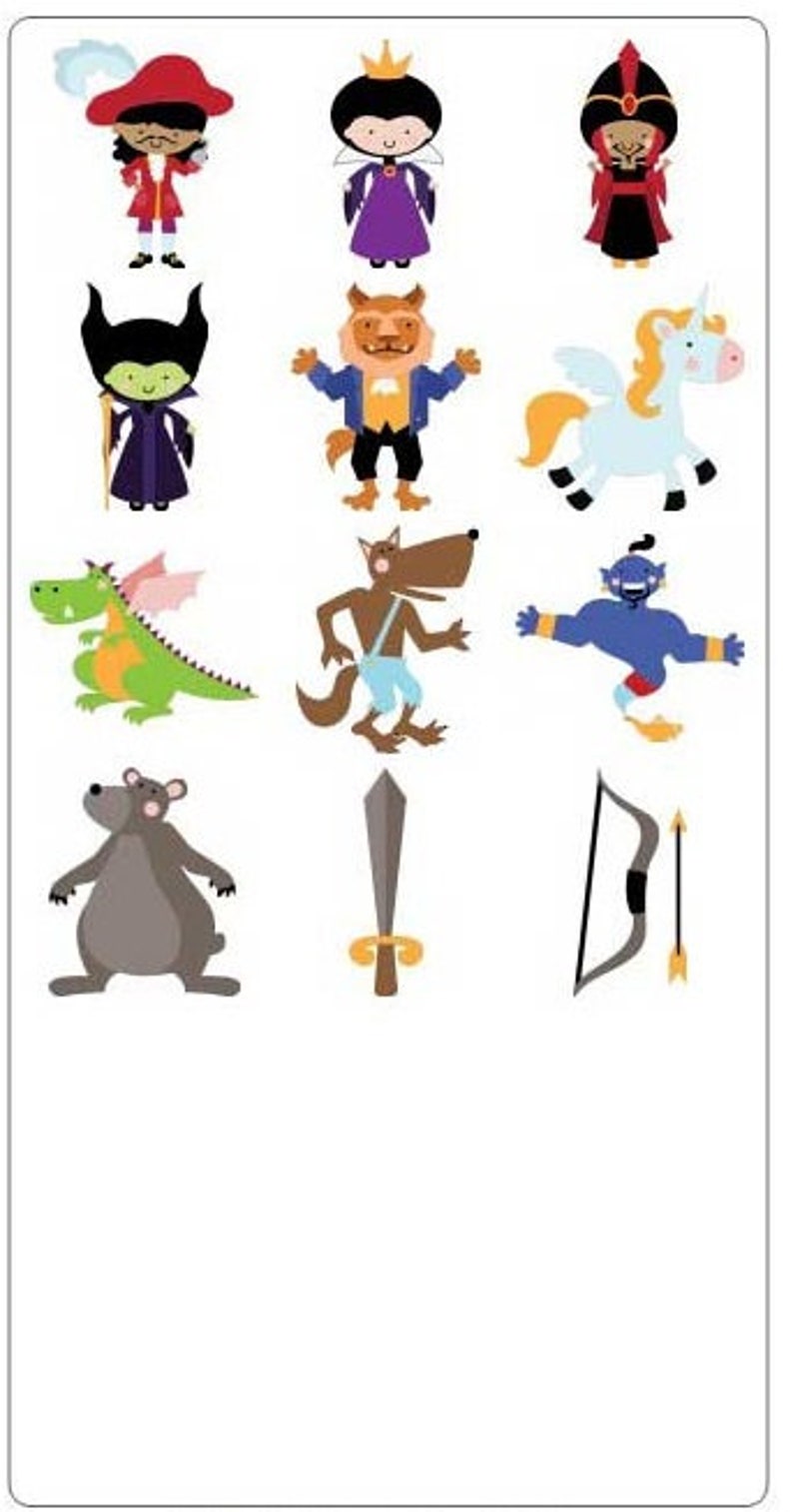 The Villains & Sidekicks Digital Cut Files for Cutting Machines SVG PDF ...