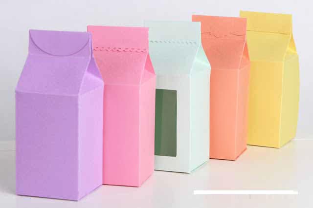 Milk Carton Boxes Digital Cut Files for Cutting Machines - SVG PDF AI ...