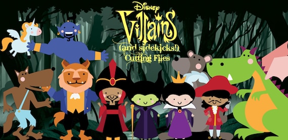 The Villains & Sidekicks Digital Cut Files for Cutting - Etsy México