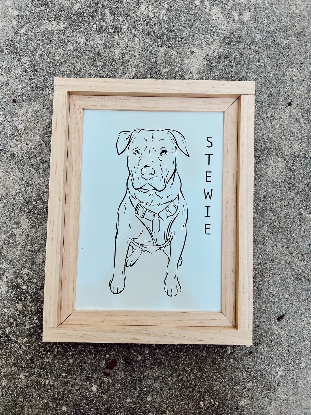 Laser Engraved Pet Portraits || Animals || Signs || Portrait - Etsy